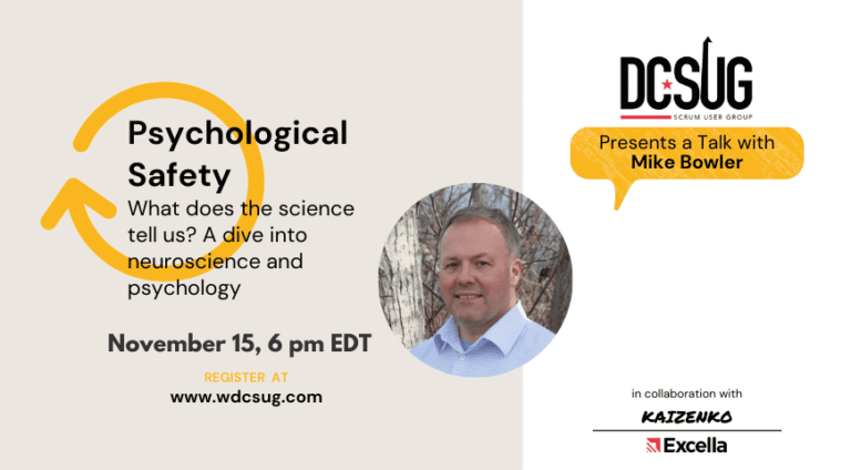 11/15/2021 – Psychological Safety: A dive into neuroscience and ...